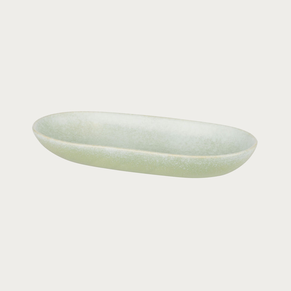 Greta Porcelain Serving Plate – Oval – The Beholder Styling + Design